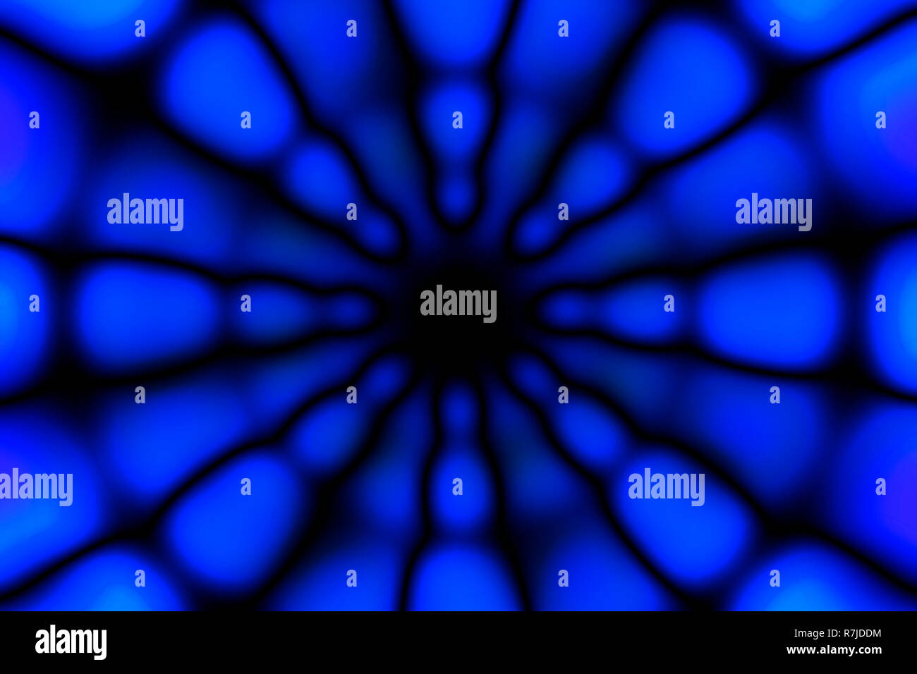 Deep blue, blue and black circle radial pattern Stock Photo - Alamy