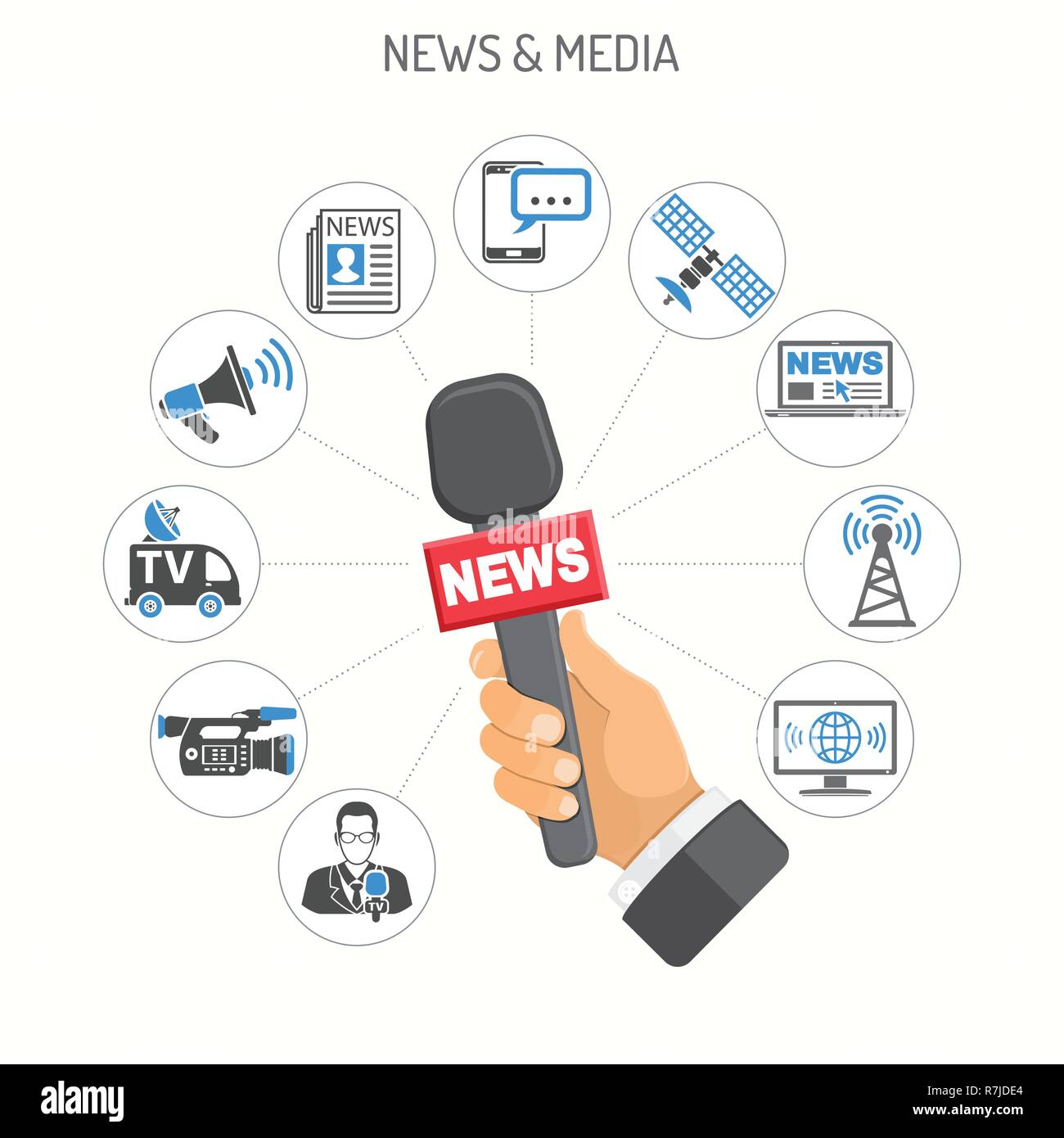 News logo Stock Vector Images - Alamy