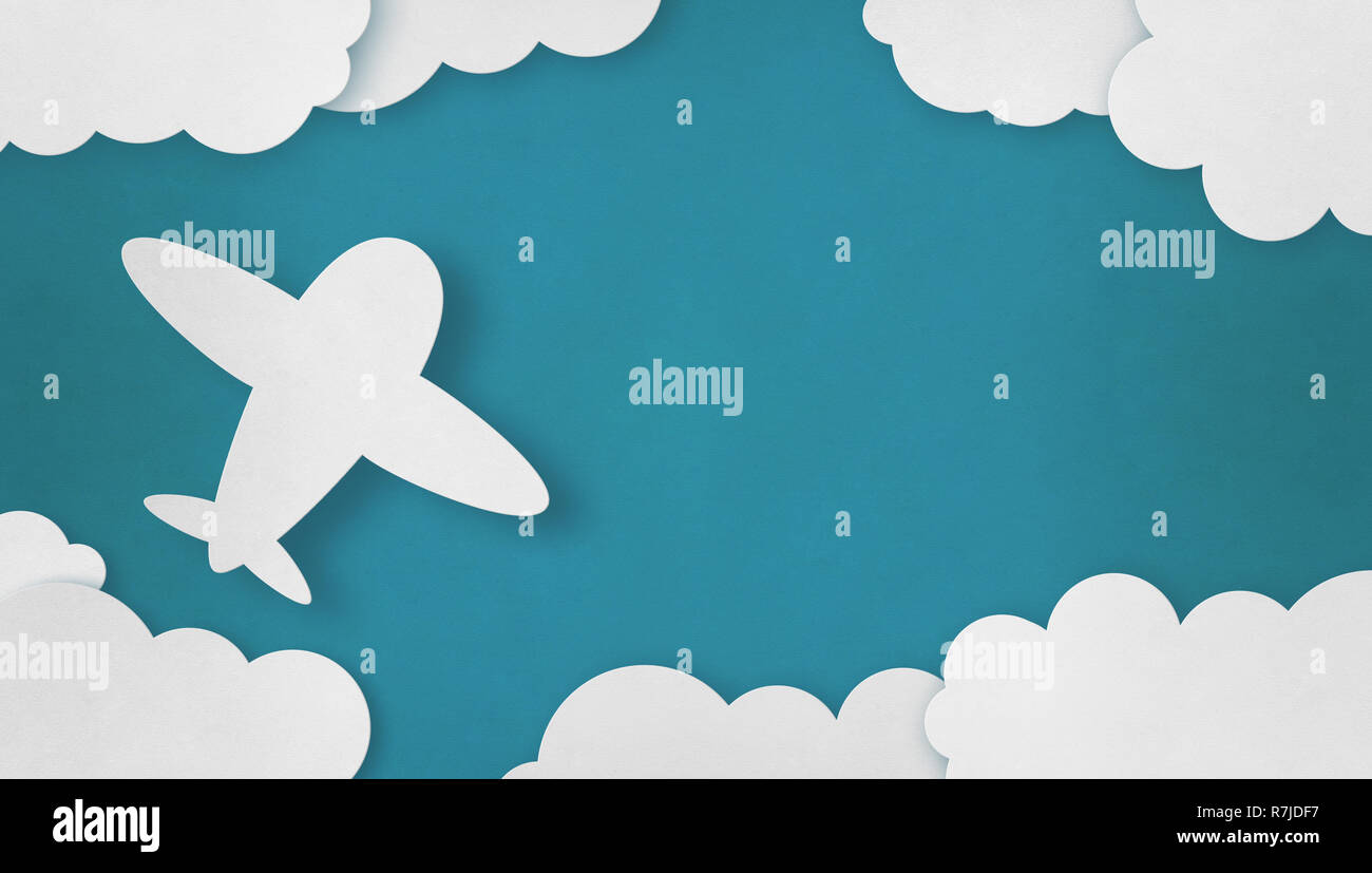 Cartoon Paper Airplane High Resolution Stock Photography and Images - Alamy