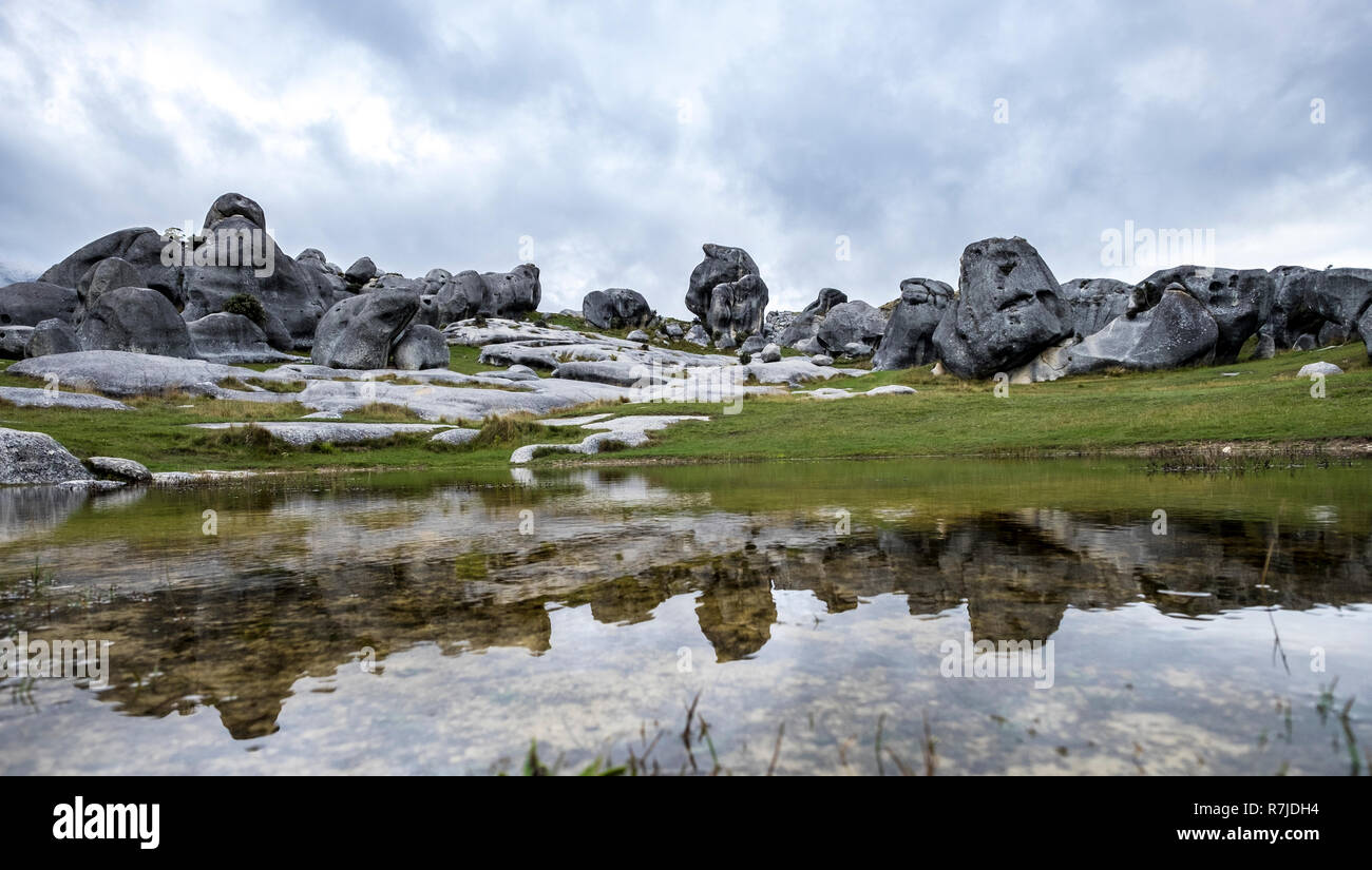 New zealand castle hill hi-res stock photography and images - Alamy