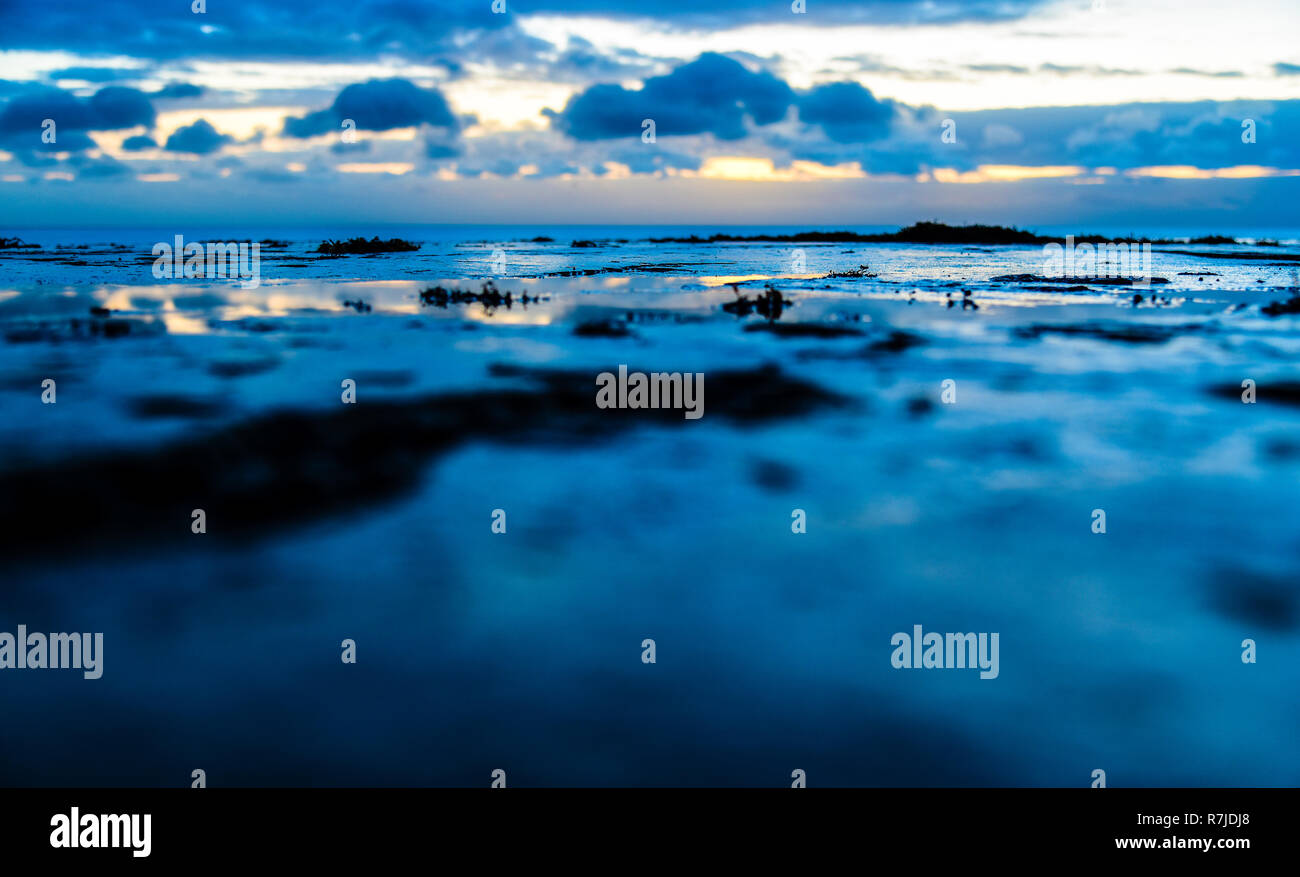 Morning at the beach Stock Photo - Alamy