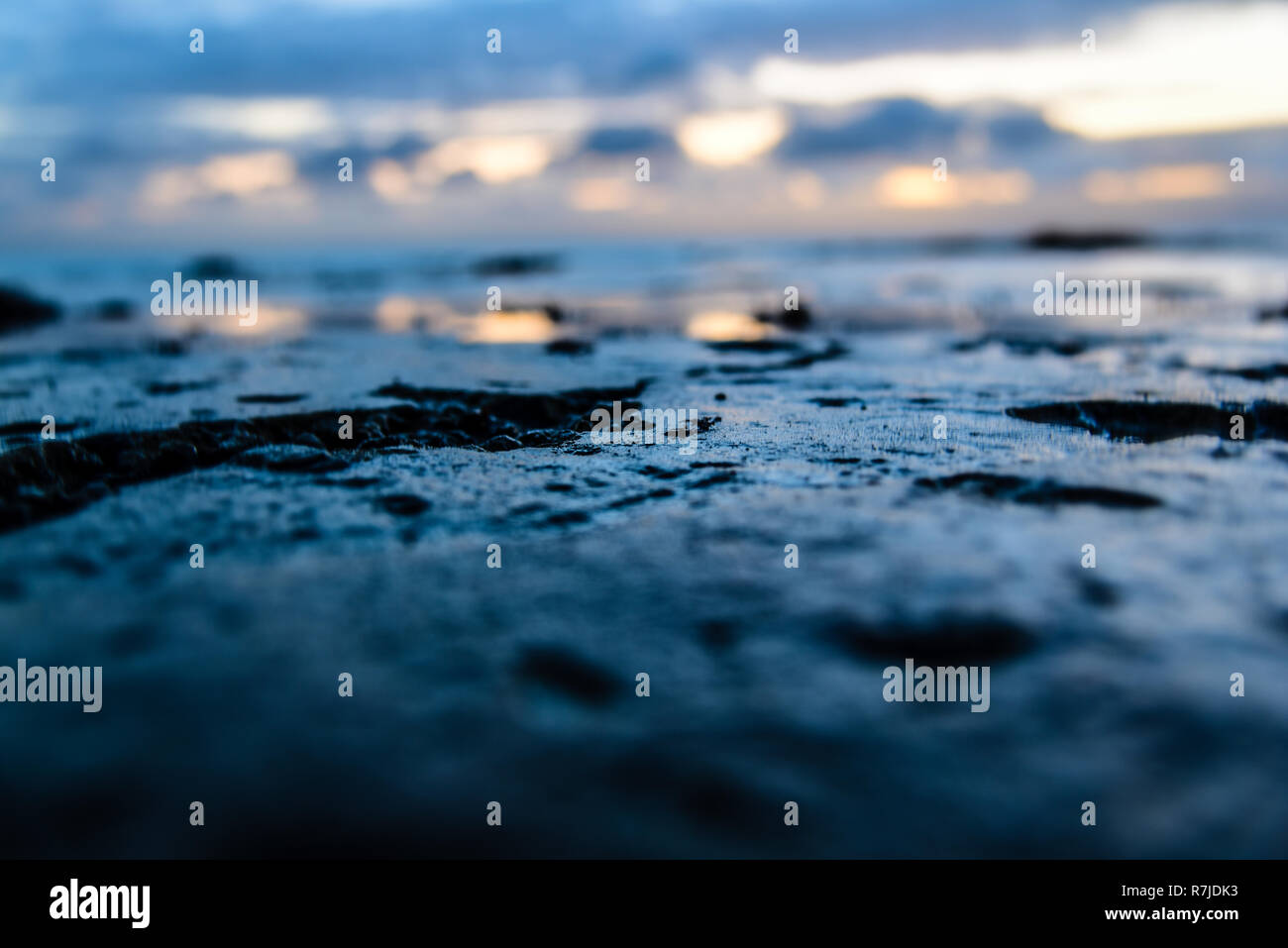 Morning at the beach Stock Photo - Alamy