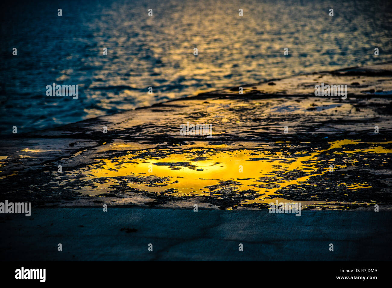 Morning at the beach Stock Photo - Alamy