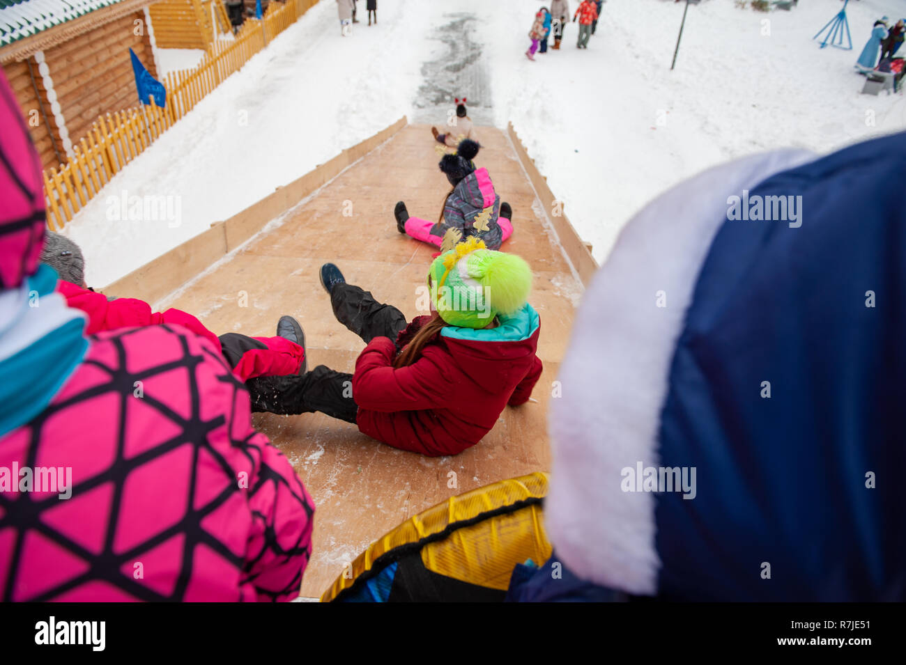 Altaiskaya zimovka holiday - the first day of winter Stock Photo - Alamy