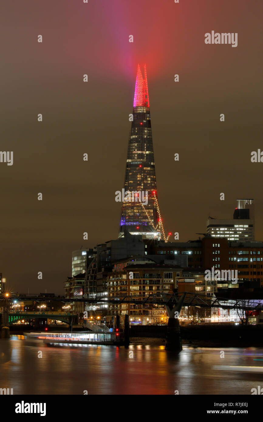 Shard christmas lights hi-res stock photography and images - Alamy