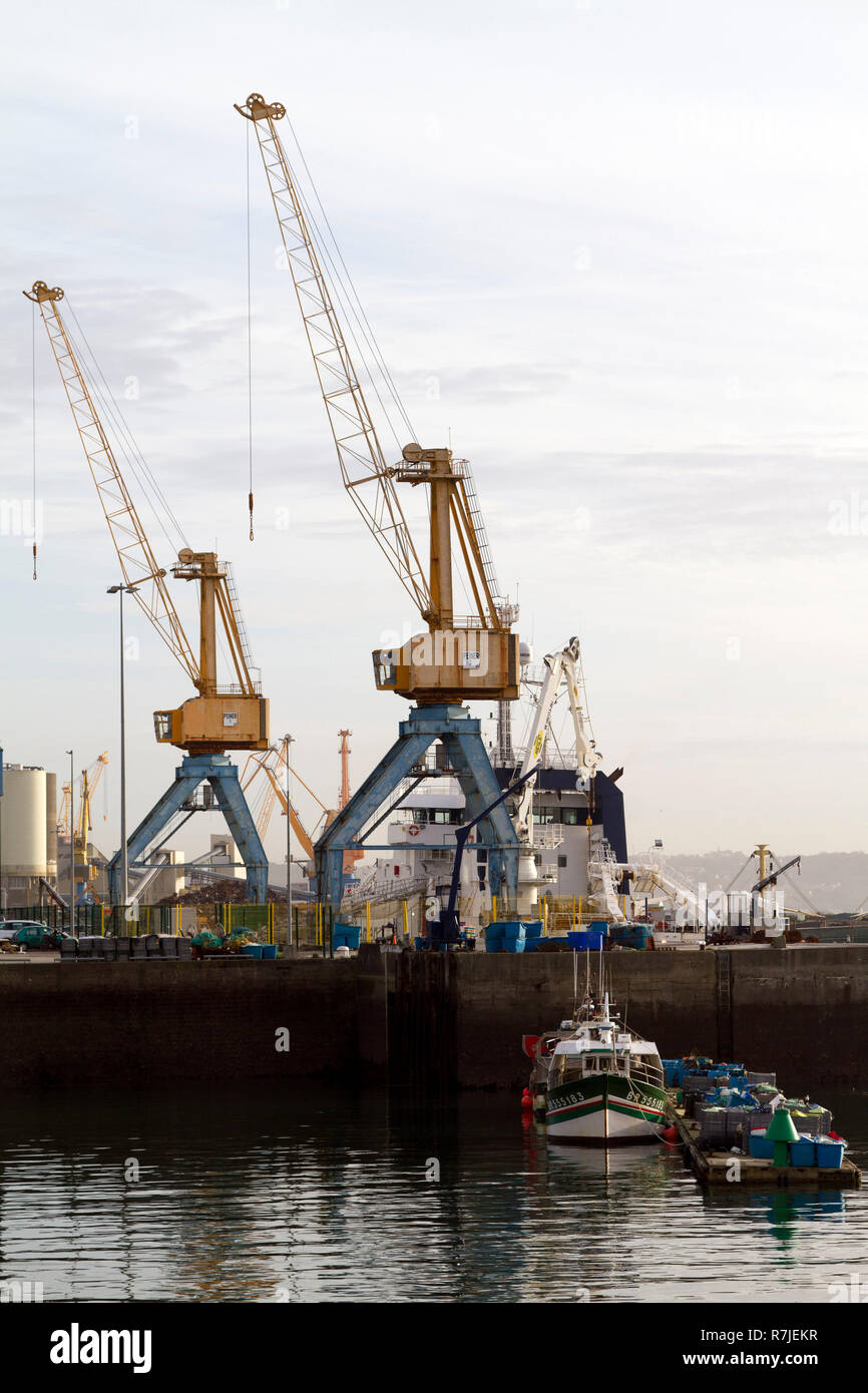 Port de Brest ,Finistère ,Brittany ,France Stock Photo - Alamy