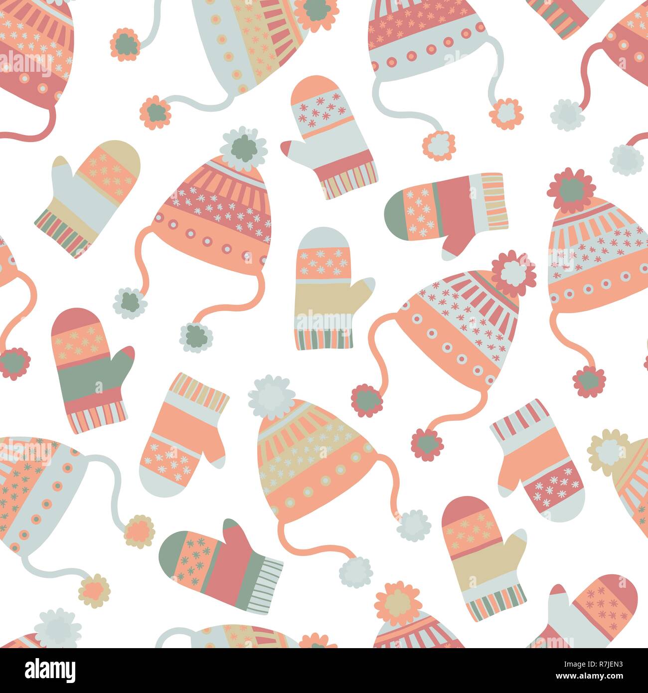 Pastel knitted fabric Stock Vector Images - Alamy