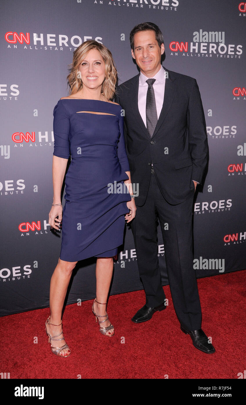 New York, NY - December 9, 2018: Alisyn Camerota and John Berman attend ...