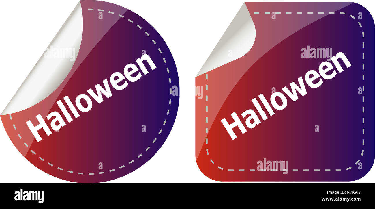 Round stickers hi-res stock photography and images - Alamy