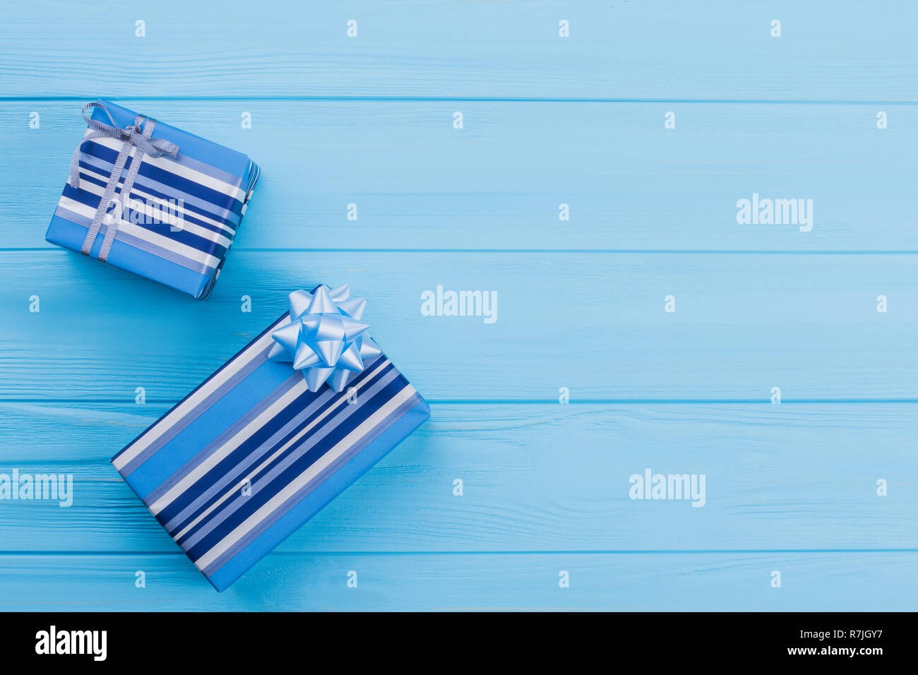 Striped gift boxes hi-res stock photography and images - Alamy