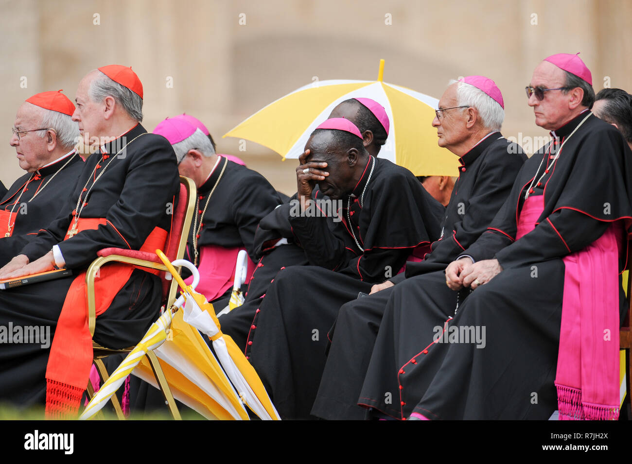 Bishops and archishops during the every Wednesday General Audience on ...