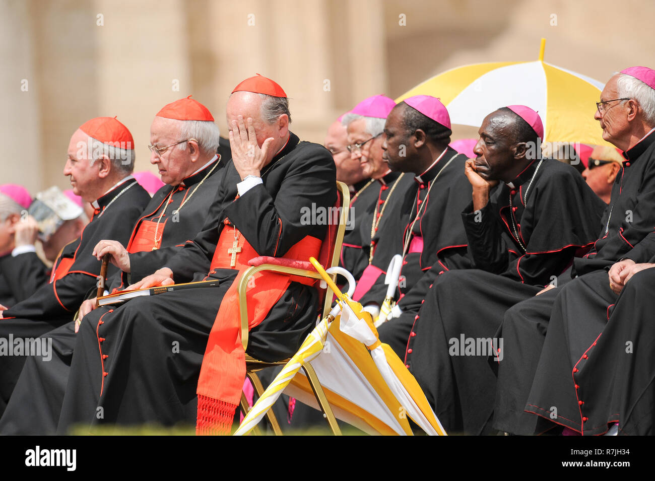 Bishops and archishops during the every Wednesday General Audience on ...