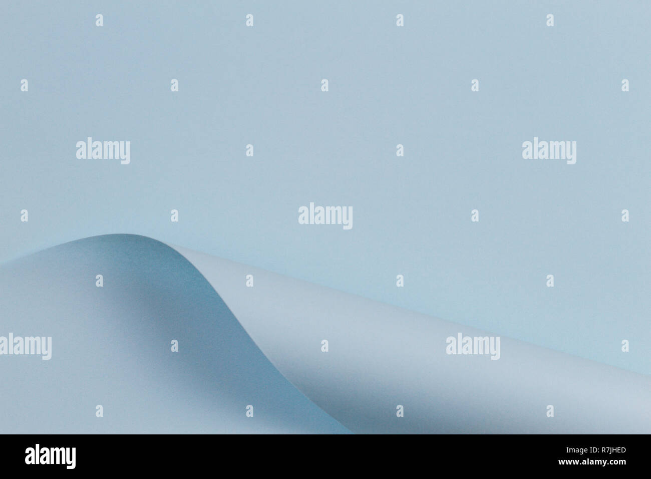 Abstract geometric shape light blue color paper background Stock Photo ...