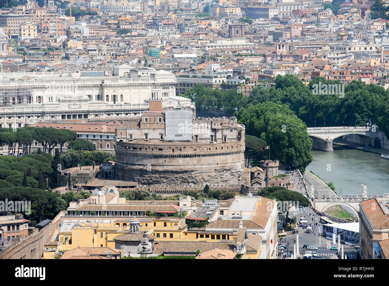 Castel Sant Angelo (Castle of the Holy Angel) built 135 139 as a mausoleum for Roman Emperor ...