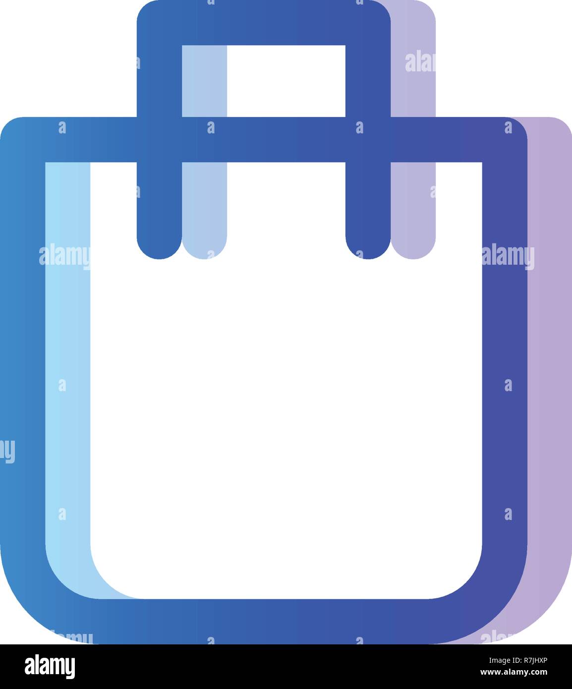 Blue eco bag Stock Vector Images - Alamy