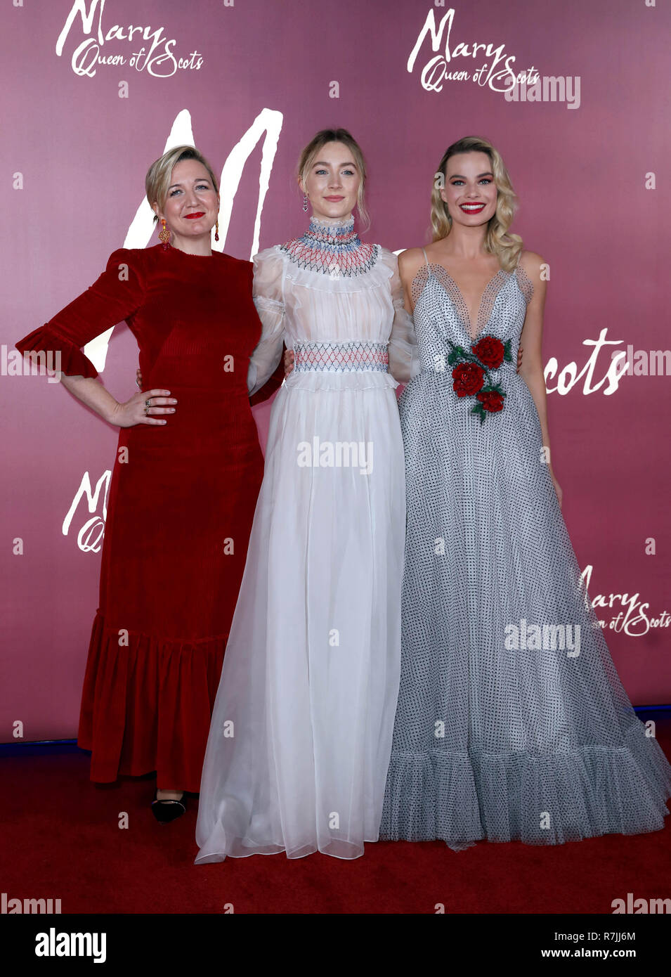 (left to right) Director Josie Rourke, Saoirse Ronan and Margot Robbie ...