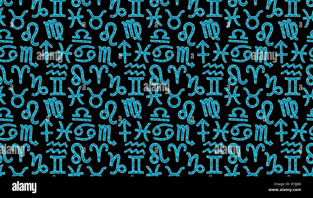 Zodiac signs background. Horoscope symbols. Astrology background Stock ...