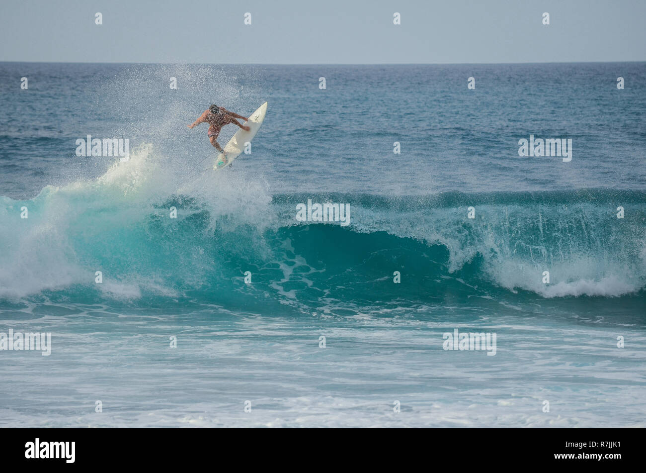 Oahu surfer rocky point hi-res stock photography and images - Alamy