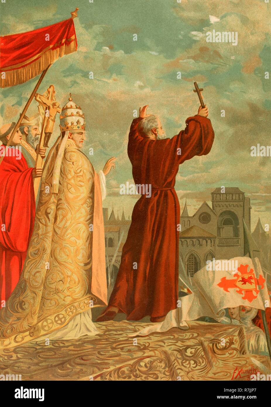 Peter the Hermit (1050-1115) priest of Amiens and a key figure during ...