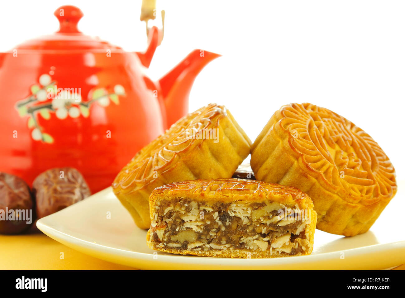 Chinese moon cake Stock Photo - Alamy