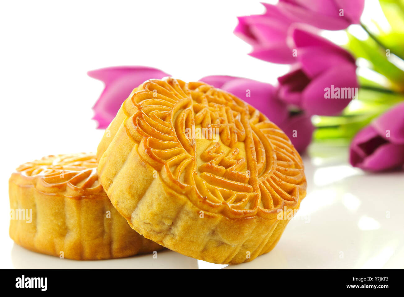 Chinese moon cake Stock Photo - Alamy