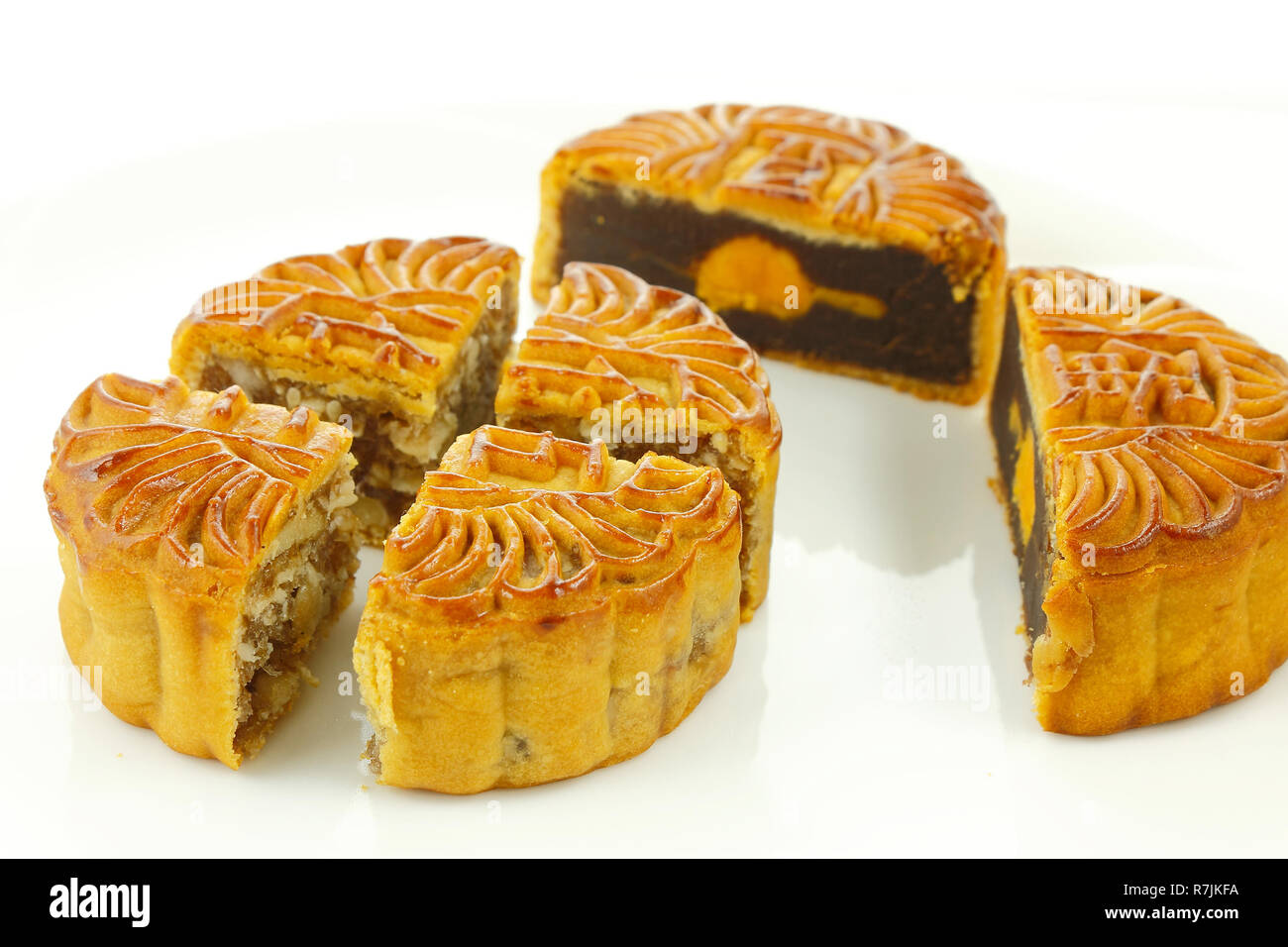 Chinese moon cake Stock Photo - Alamy