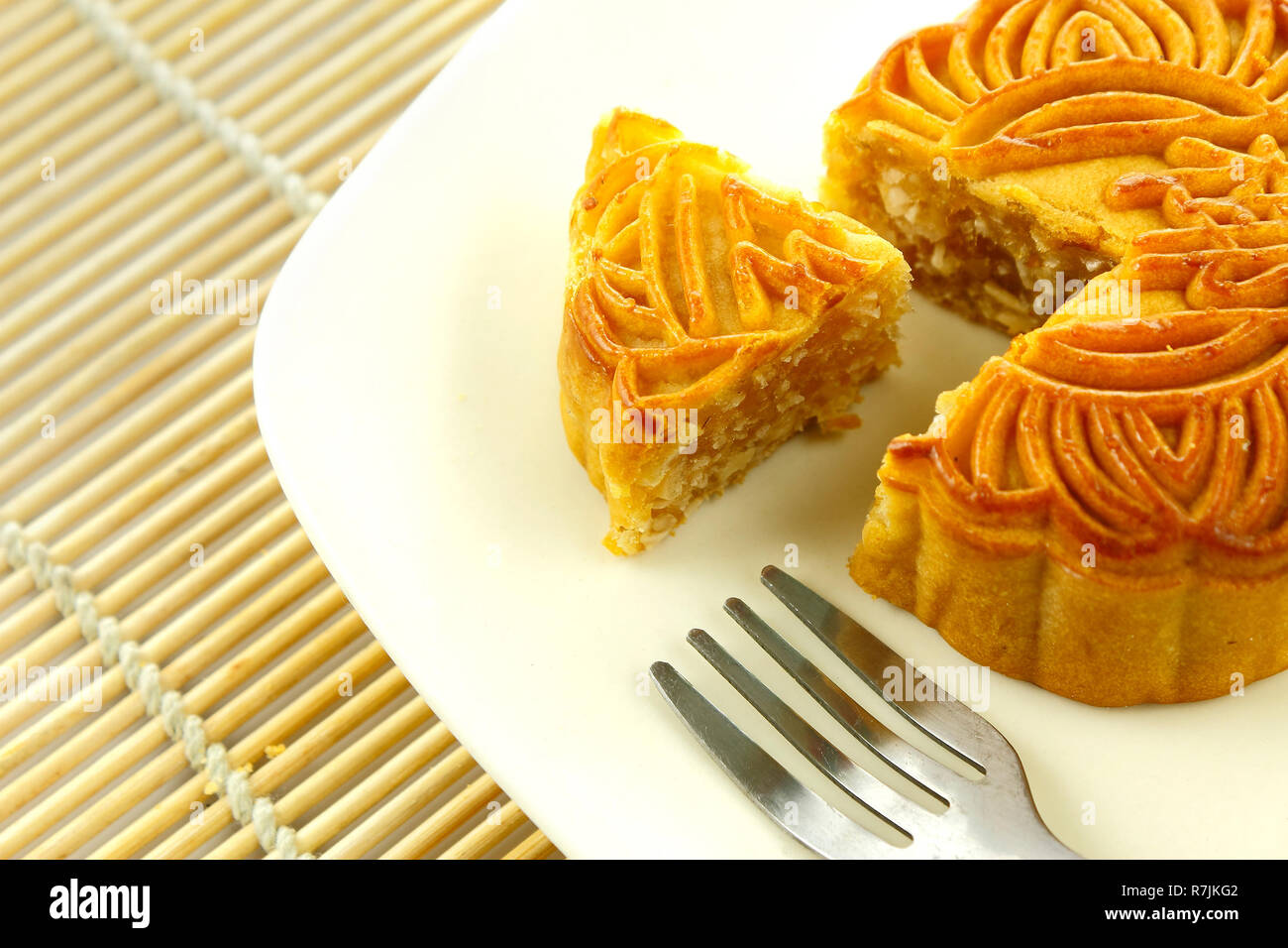 Chinese moon cake Stock Photo - Alamy