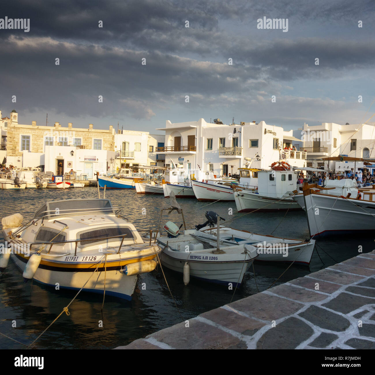 Boats in harbor Stock Photo - Alamy