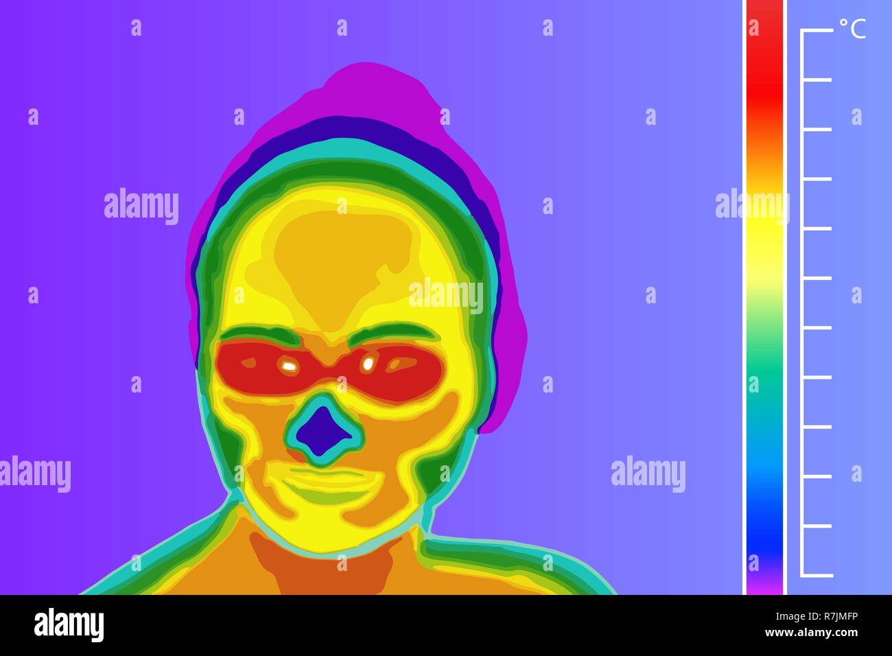 Thermal head Stock Vector Images - Alamy