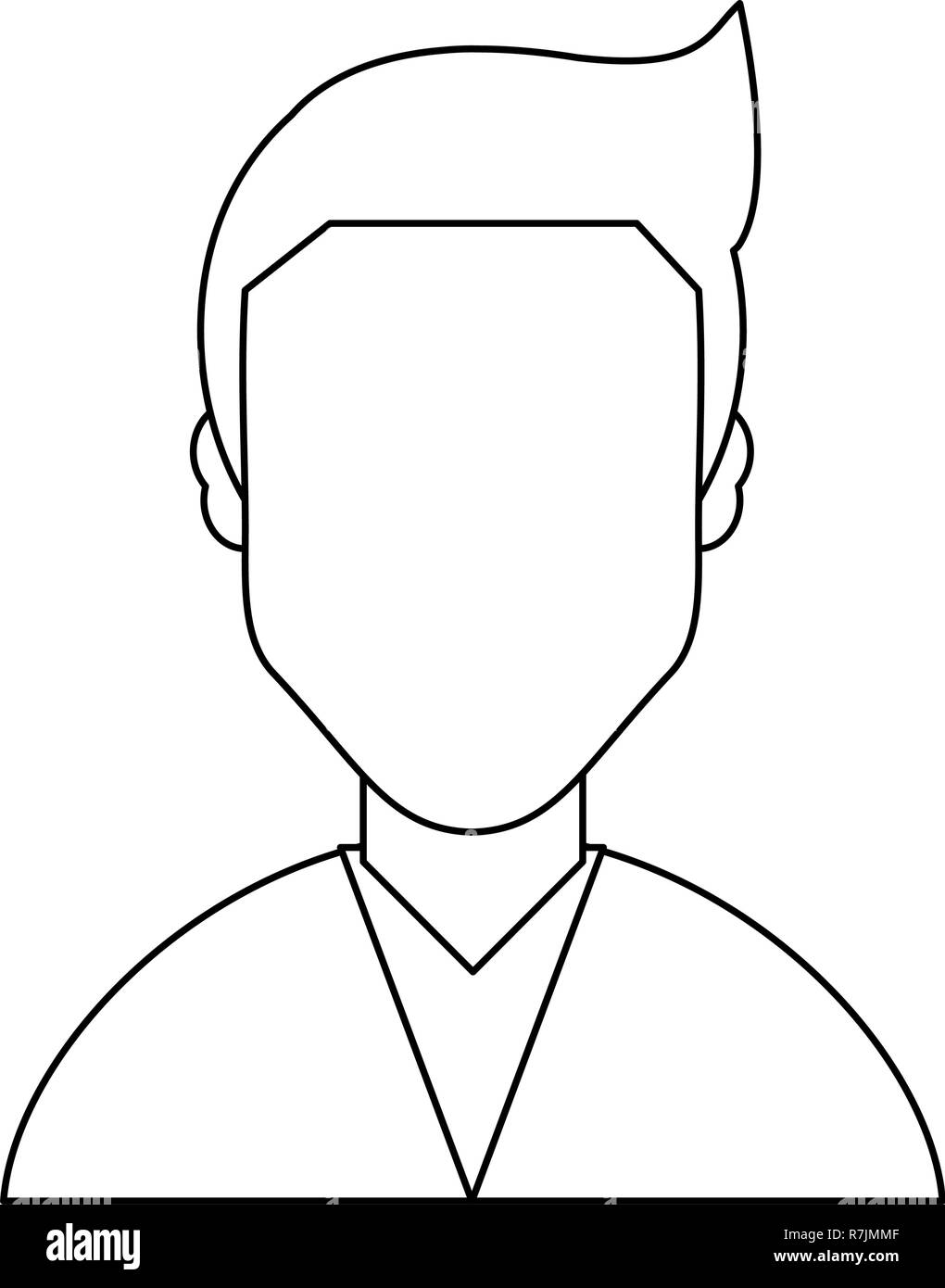 Doctor avatar concept black and white Stock Vector Image & Art - Alamy