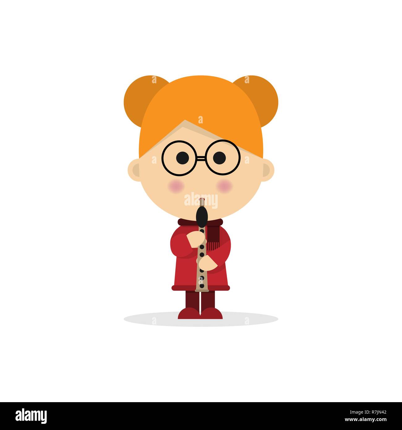 Flute Stock Vector Images - Alamy