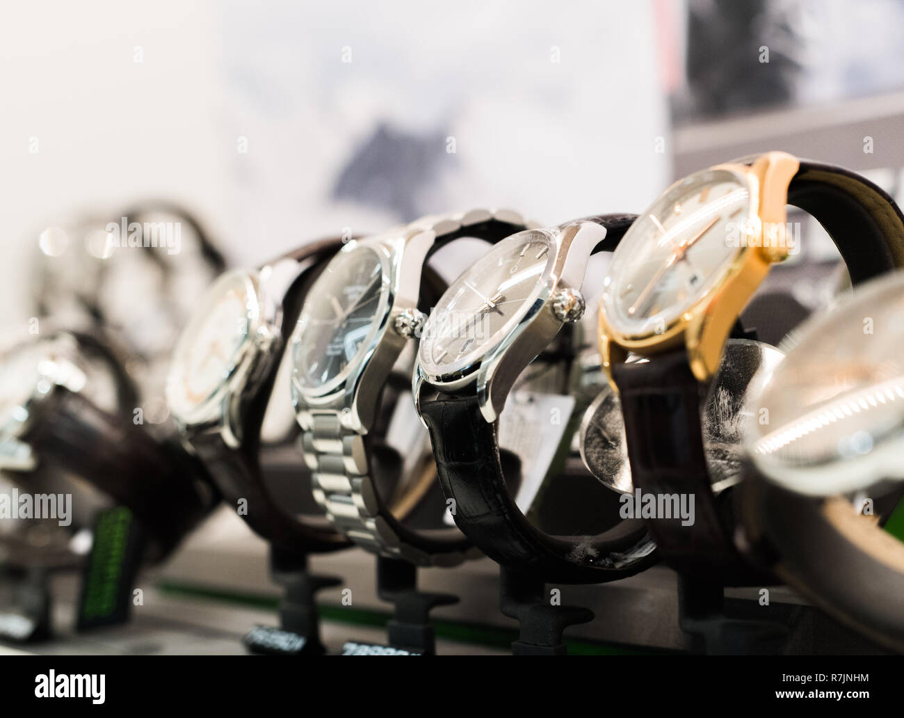 Expensive watches in a luxury store Stock Photo - Alamy