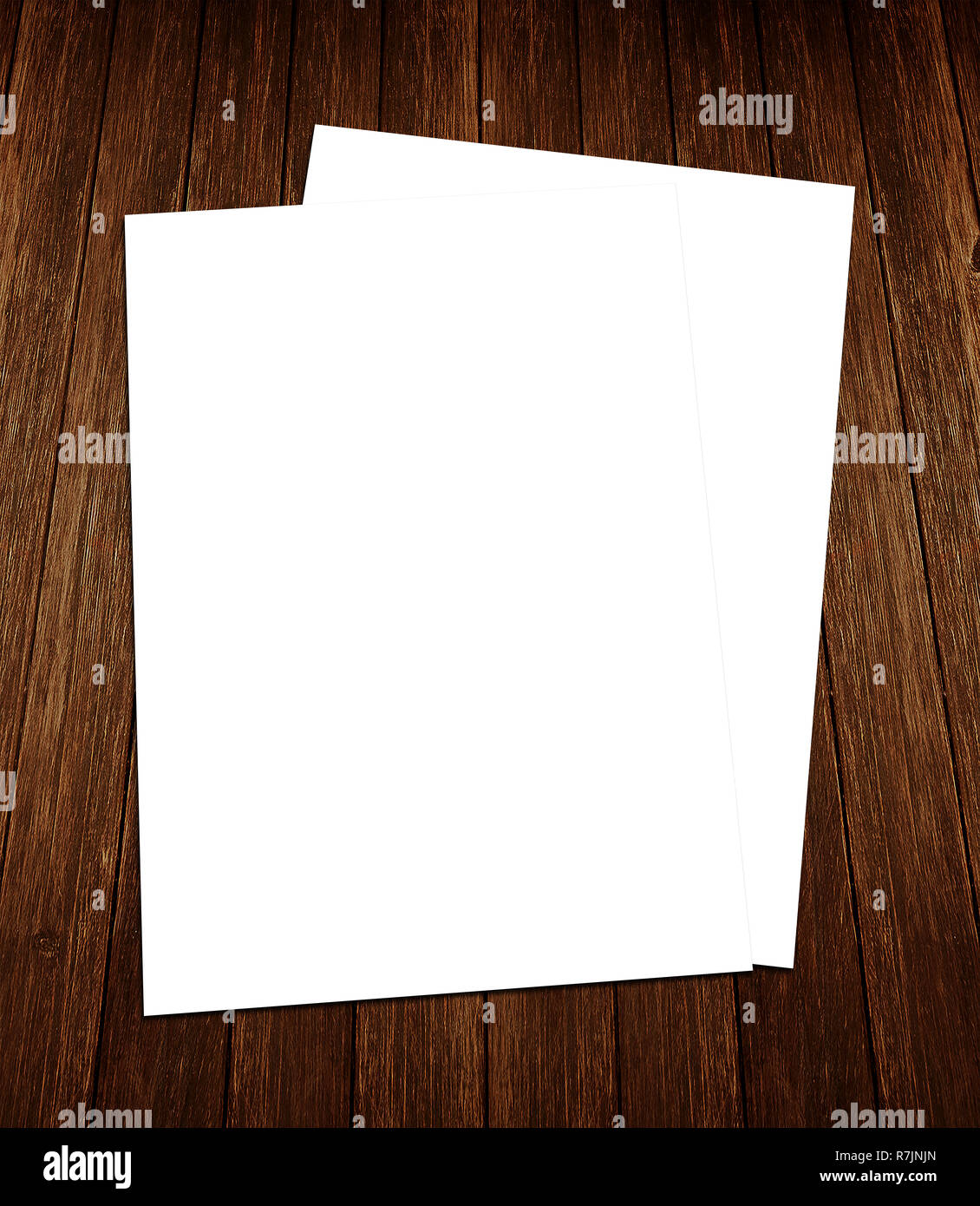 Flyer blank mockup hi-res stock photography and images - Alamy