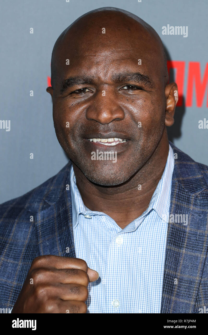 LOS ANGELES, CA, USA - DECEMBER 01: Boxer Evander Holyfield arrives at ...