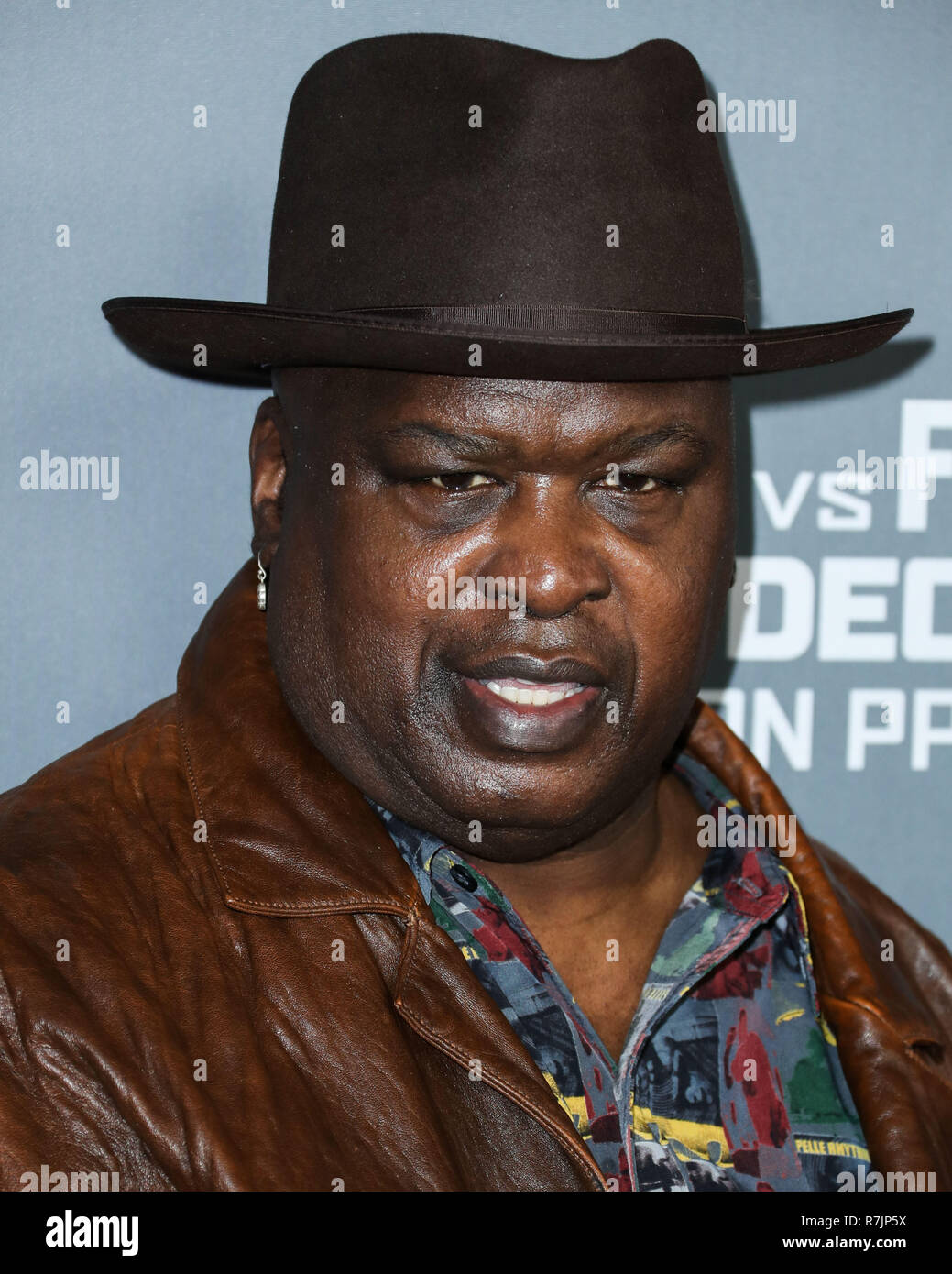 LOS ANGELES, CA, USA - DECEMBER 01: Boxer Buster Douglas arrives at the ...