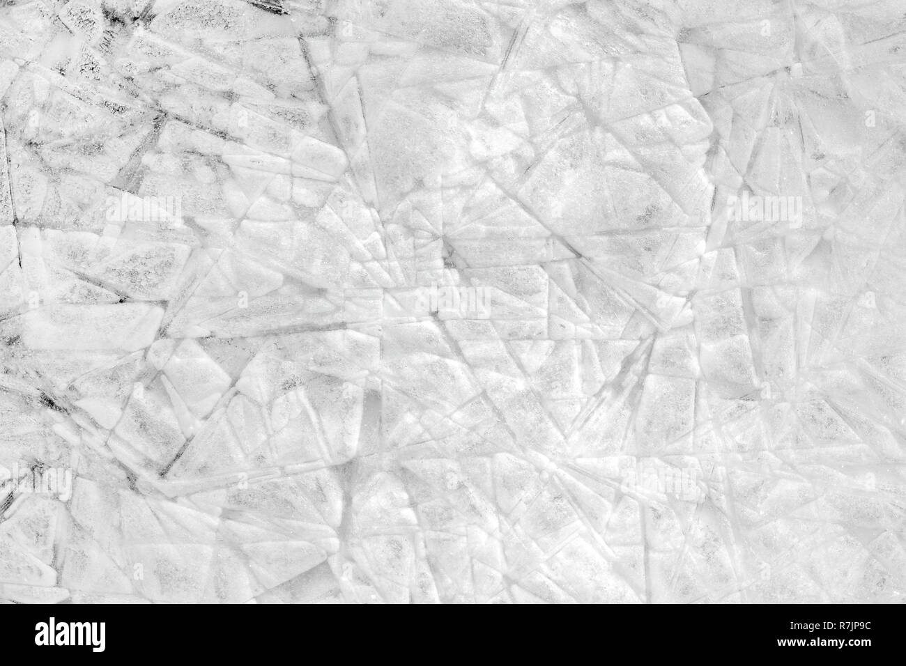 Solid background of pieces of ice and snow crystals Stock Photo - Alamy