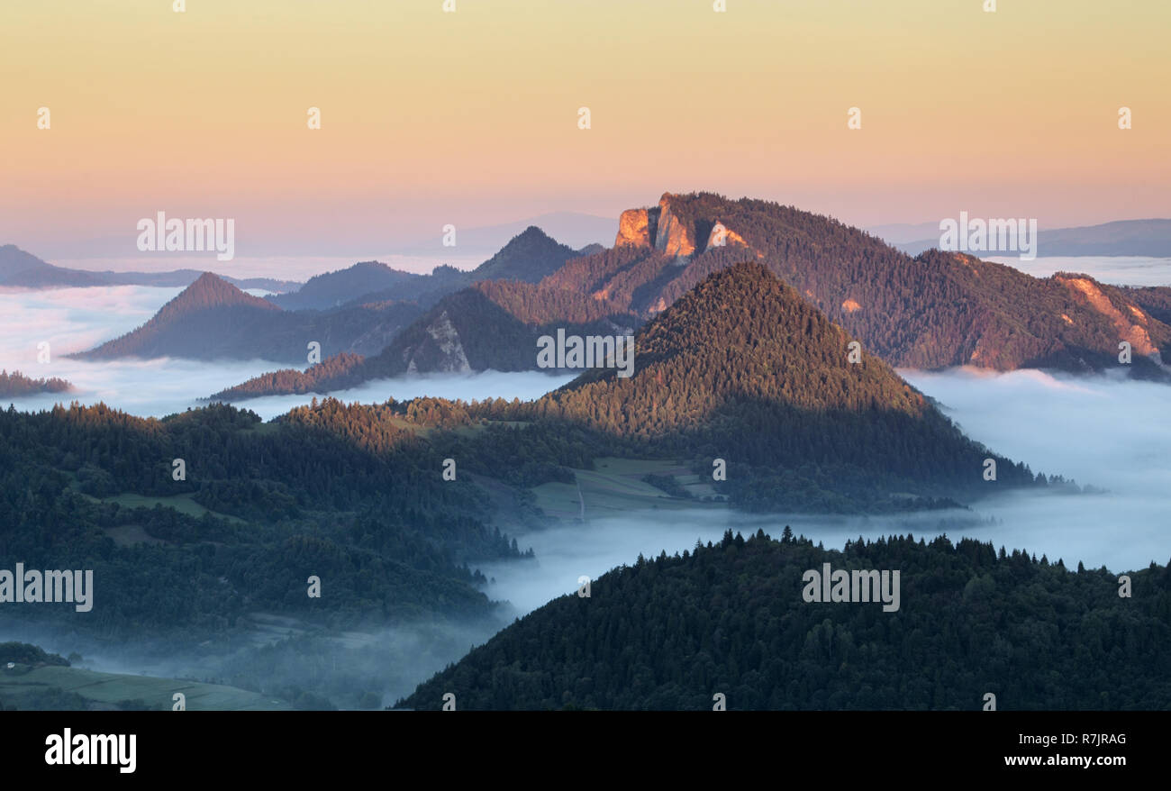 Panorama view pieniny mountains poland hi-res stock photography and ...