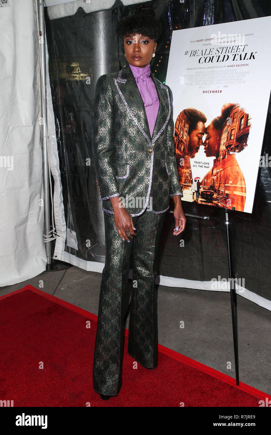 HOLLYWOOD, LOS ANGELES, CA, USA - DECEMBER 04: Actress KiKi Layne arrives at the Los Angeles ...