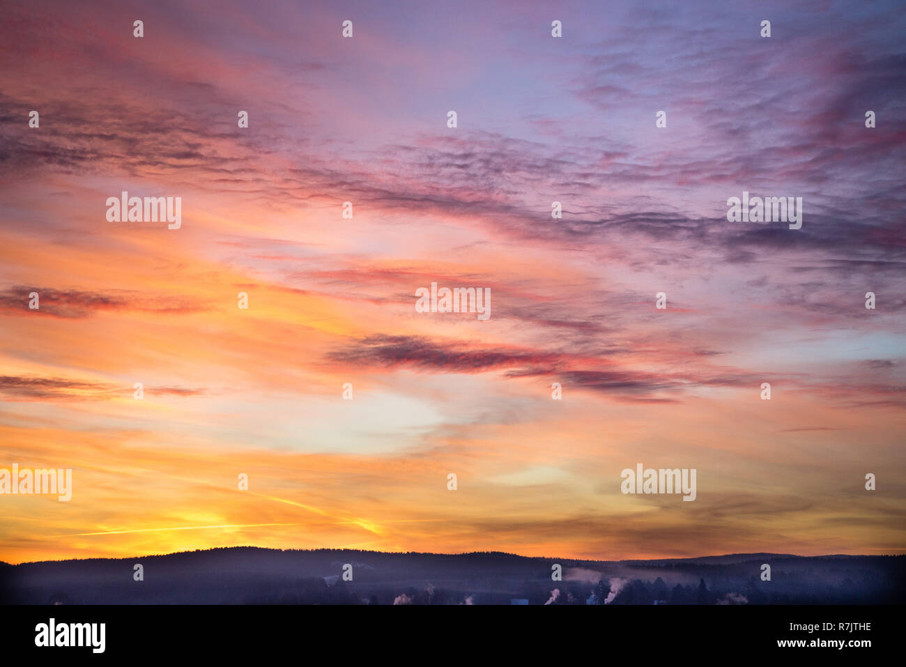 Many colors of sunset hi-res stock photography and images - Alamy