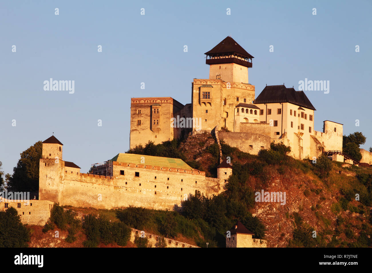 Castle Trencin, Slovakia Stock Photo - Alamy