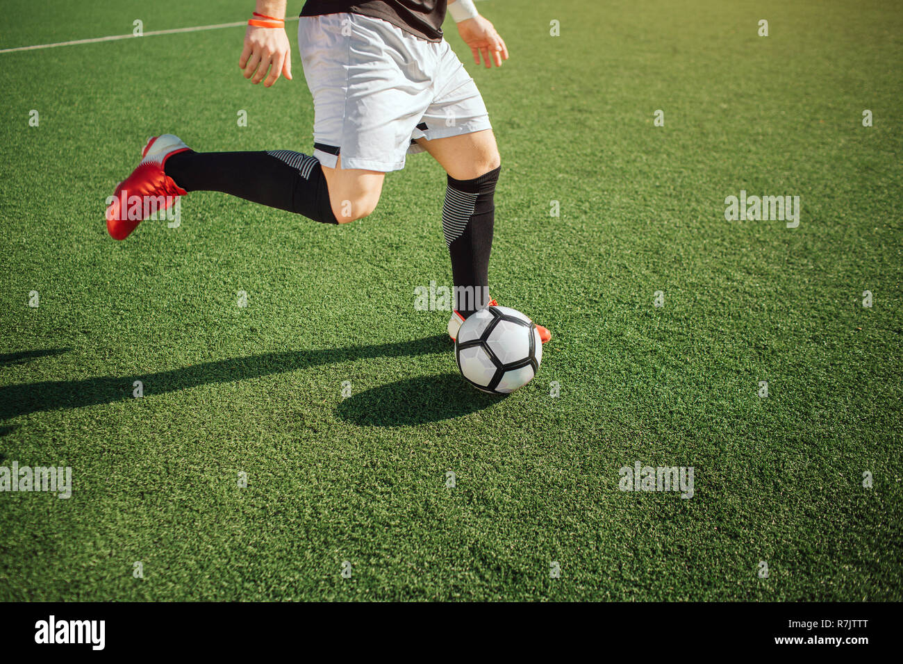 Man foot kick hi-res stock photography and images - Alamy