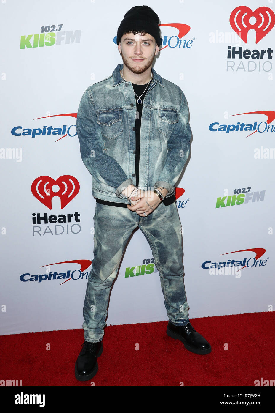 INGLEWOOD, LOS ANGELES, CA, USA - NOVEMBER 30: Bazzi, Andrew Bazzi at 102.7 KIIS FM's Jingle ...
