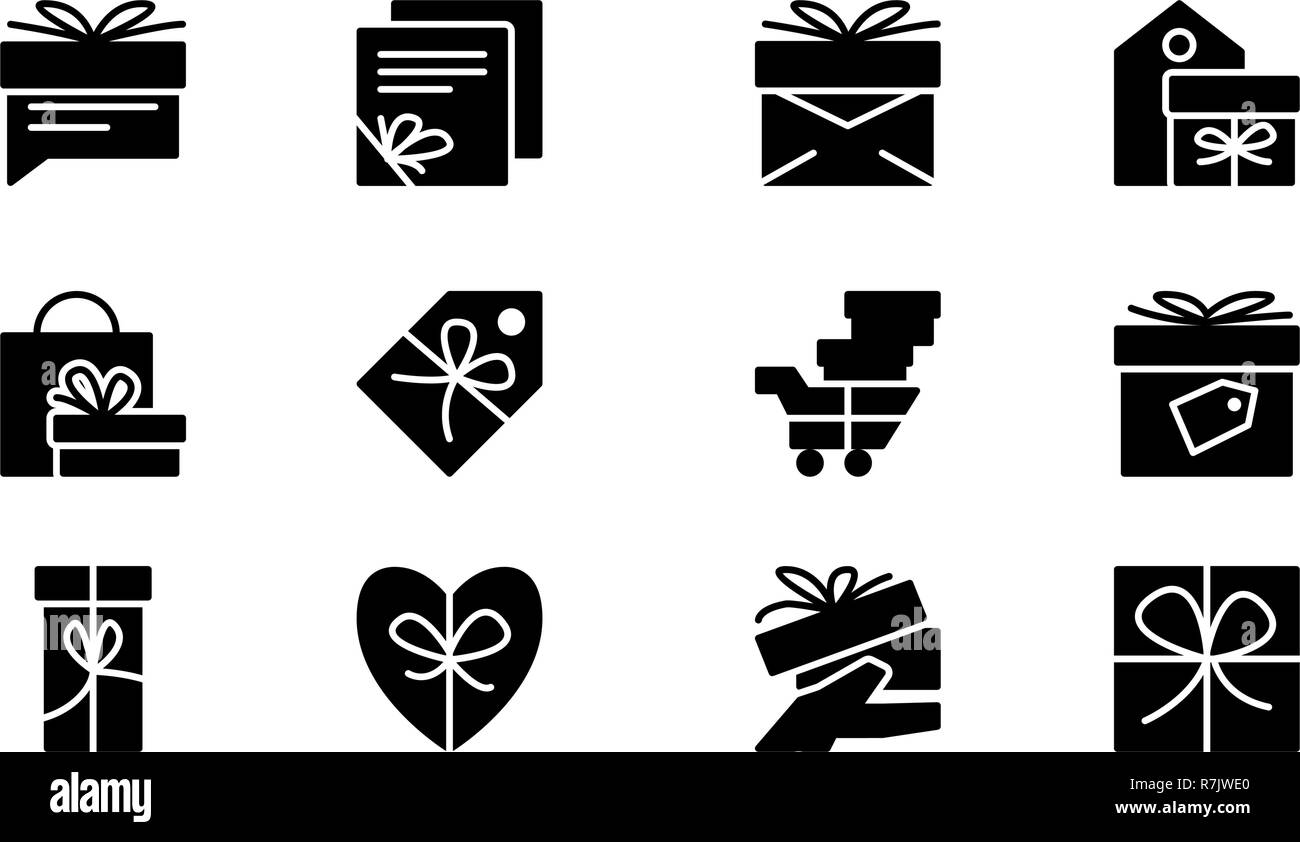 Gift Box Set Template Vector Design Stock Vector Image & Art - Alamy