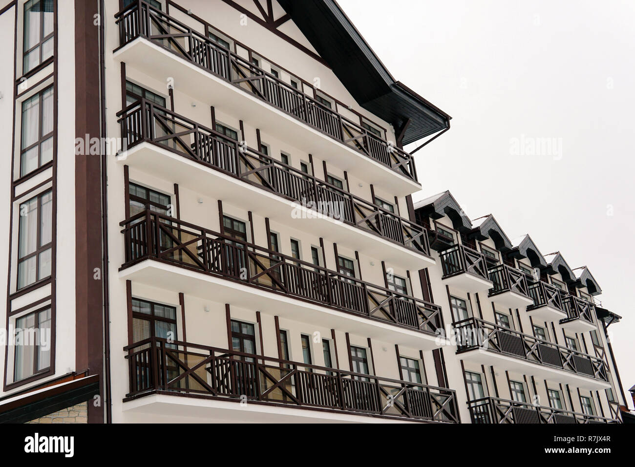 Modern european-style luxury hotel and resort complex Stock Photo - Alamy