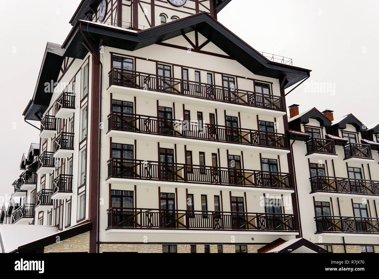 Modern european-style luxury hotel and resort complex Stock Photo - Alamy