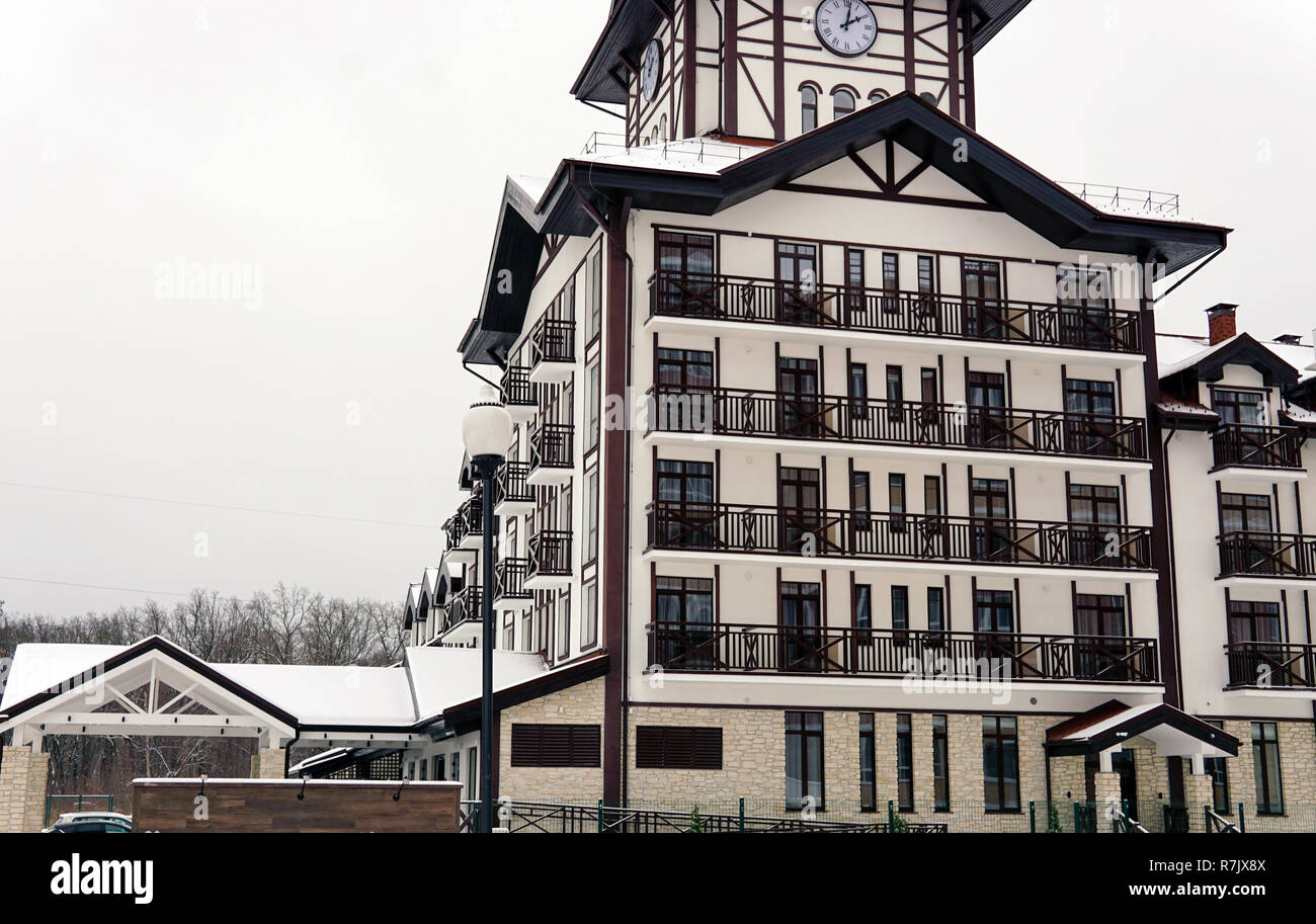 Modern european-style luxury hotel and resort complex Stock Photo - Alamy