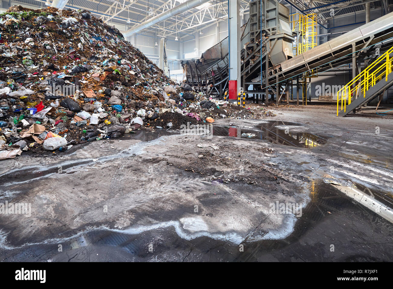 Solving problem of environmental pollution with waste at garbage ...