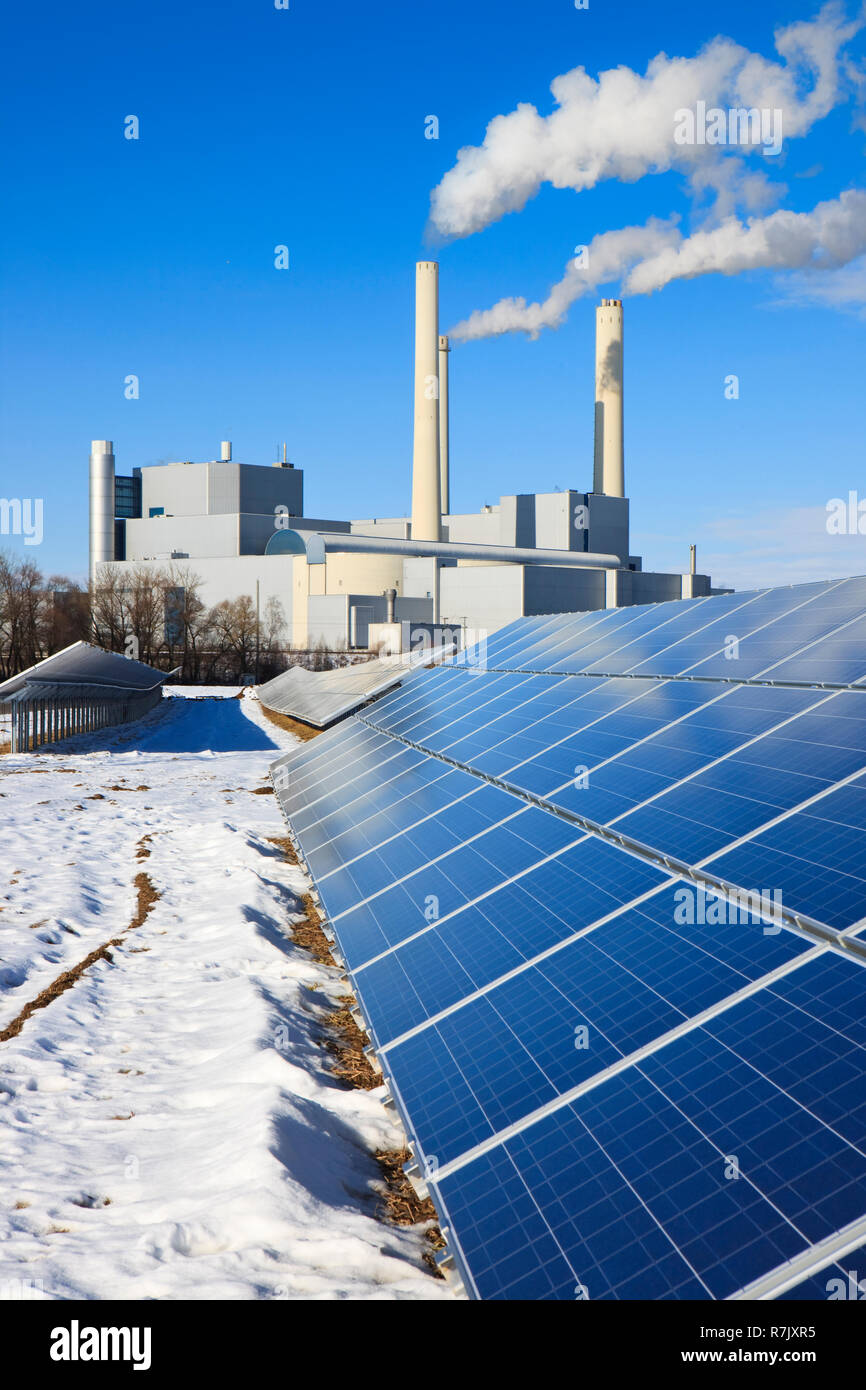 Solar Power Plant Chimney