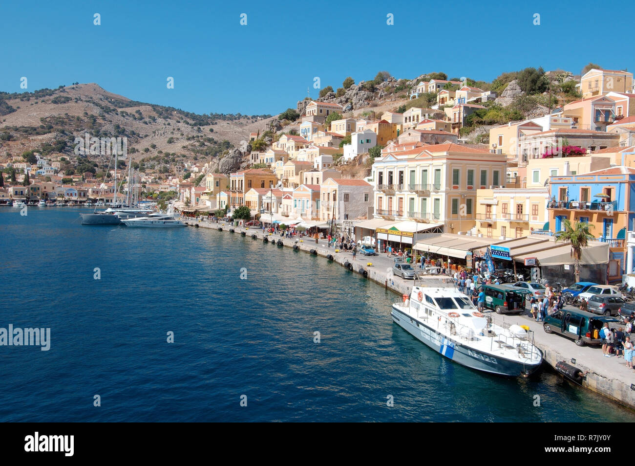 Coastal landscape, Symi, Symi island, Greece Stock Photo - Alamy