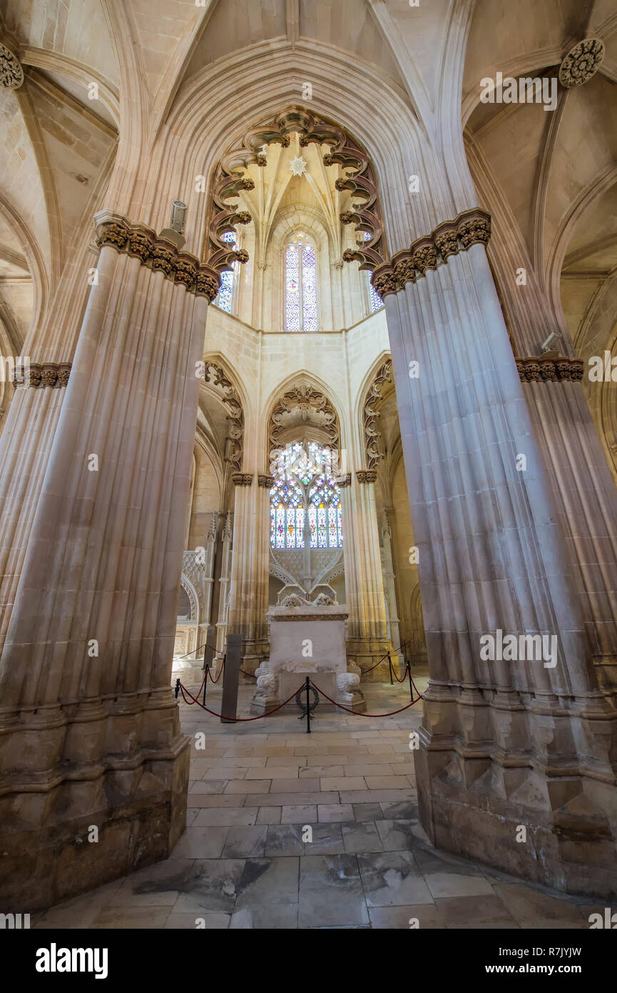 Founders’ Chapel, Dominican abbey Batalha Monastery, Unesco World ...
